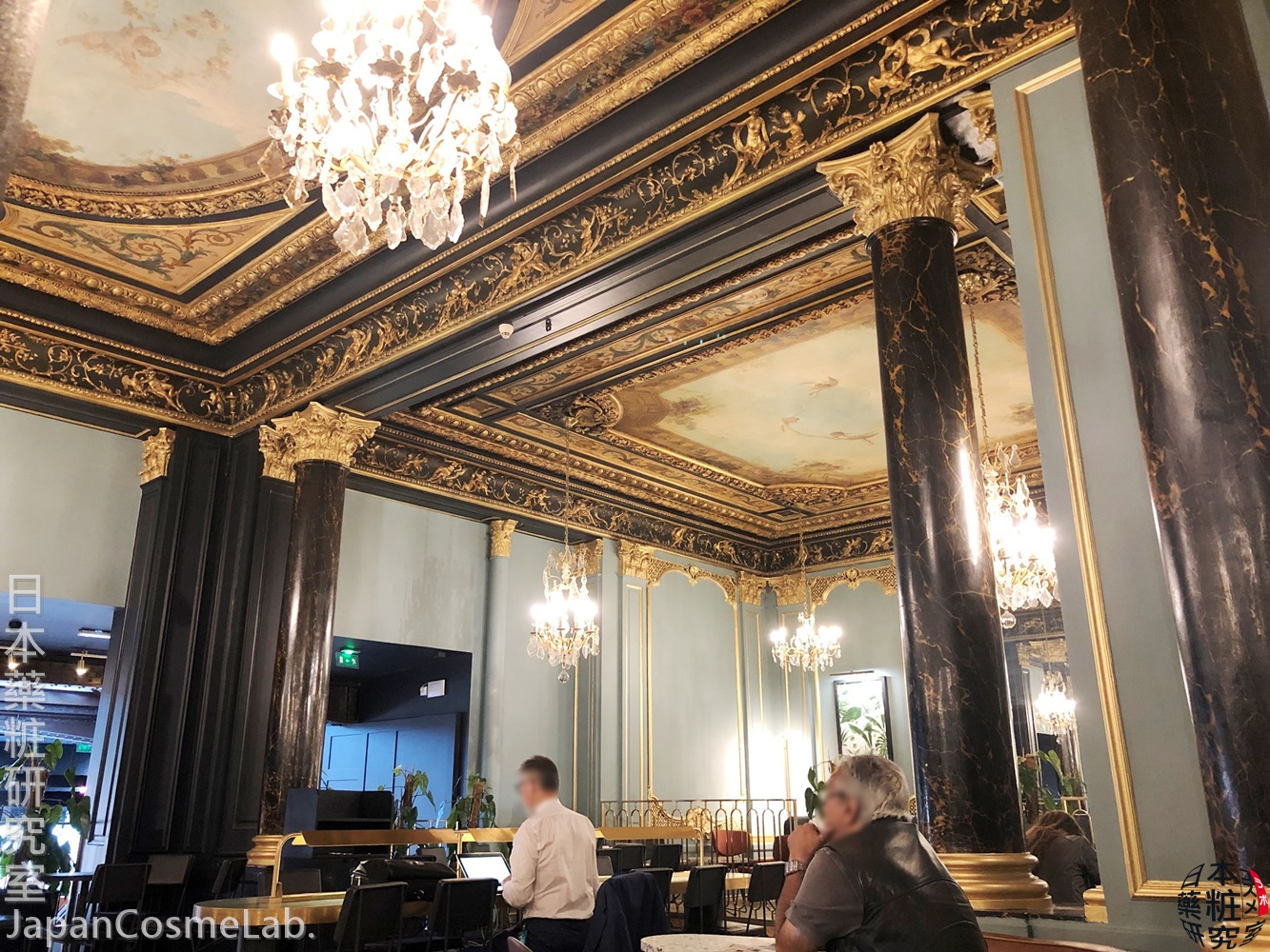 [咖啡廳@PARIS]STARBUCKS OPERA這間星巴克超豪華 巴黎歌劇院附近的華麗風星巴克Capucines Gorgeous ...
